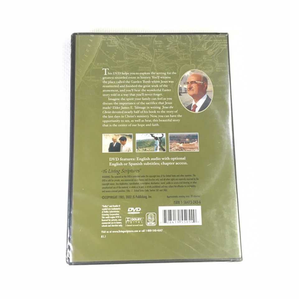 Mormon LDS DVD Last Days in the Life of Jesus #2 Cleon Skousen Visit ...