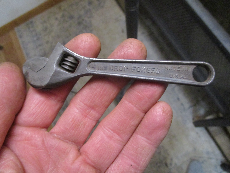 Nice Vintage Crescent 4" Adjustable Wrench Collectors Tool Jamestown NY ...