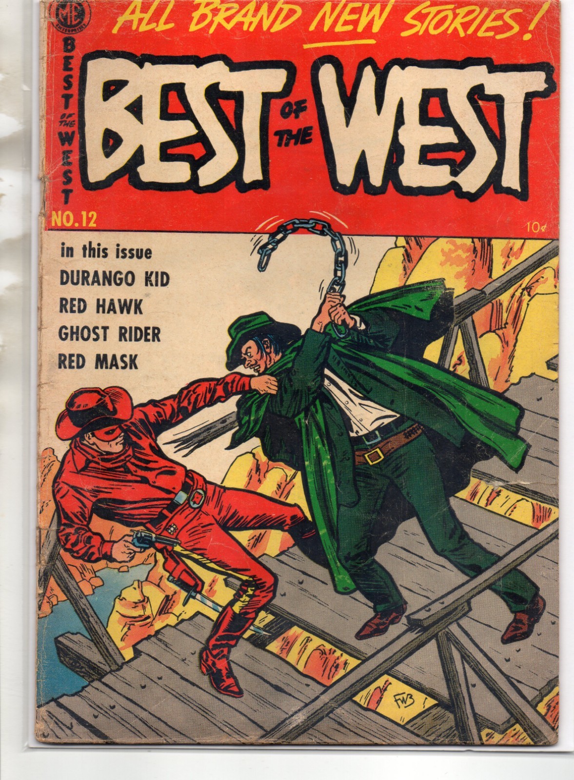 BEST OF THE WEST #12 Golden Age Magazine Enterprises 1954 | eBay