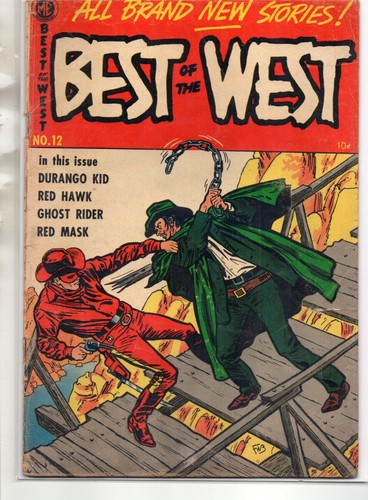 BEST OF THE WEST #12 Golden Age Magazine Enterprises 1954 | eBay