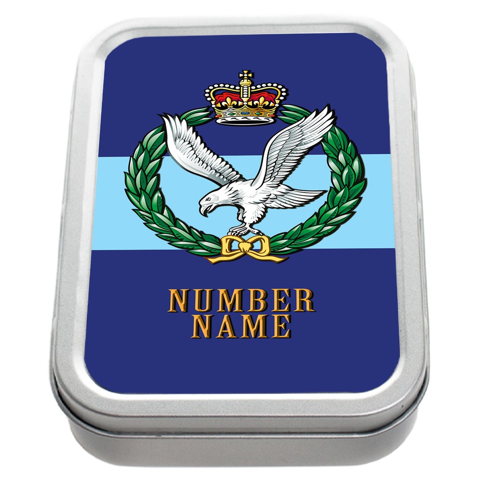 Personalised Military Tobacco Tin 2oz Pill Box Remembrance Army ...