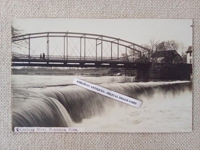 1900s RPPC of DAM Steel Bridge & BUILDINGS in DANIELSON CT | eBay