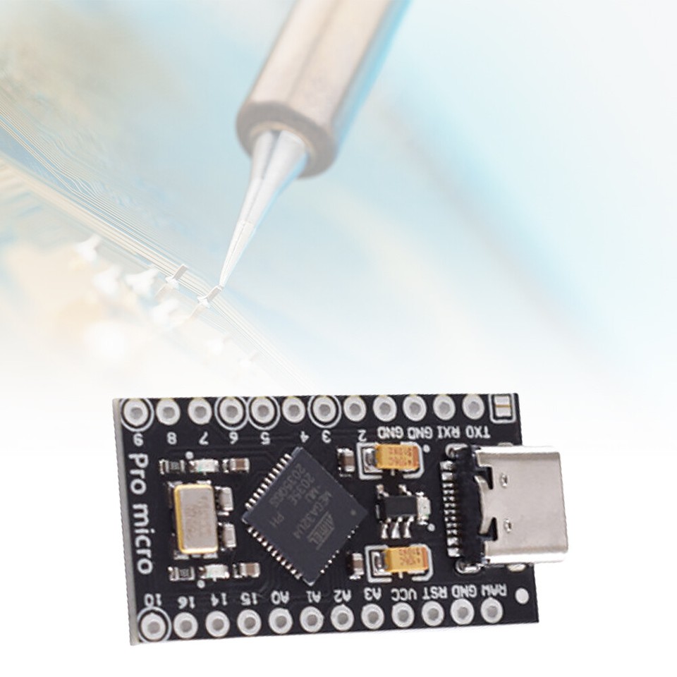 ATmega32U4 Pro Micro Module TYPE-C USB Board 16MHz Convenient Useful ...