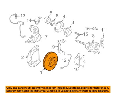 BMW OEM 04-07 530i Front Brake-Disc Rotor 34116864906 | eBay