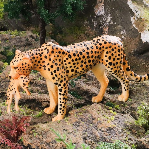 Leopard Toy Figurine Kids Children Leopard Figures Wildlife Animal ...