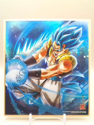 Gogeta Blue Dragon Ball Colored Paper Shikishi ART Bandai Japan G050 | eBay