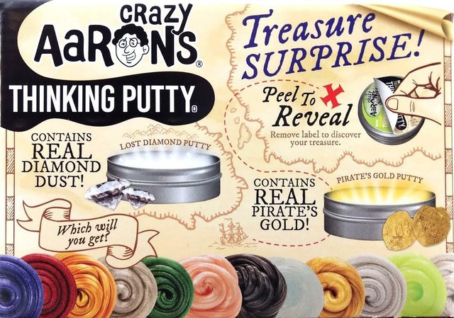 Crazy Aaron’s Thinking Putty Treasure Surprise Mini Tins Limited ...