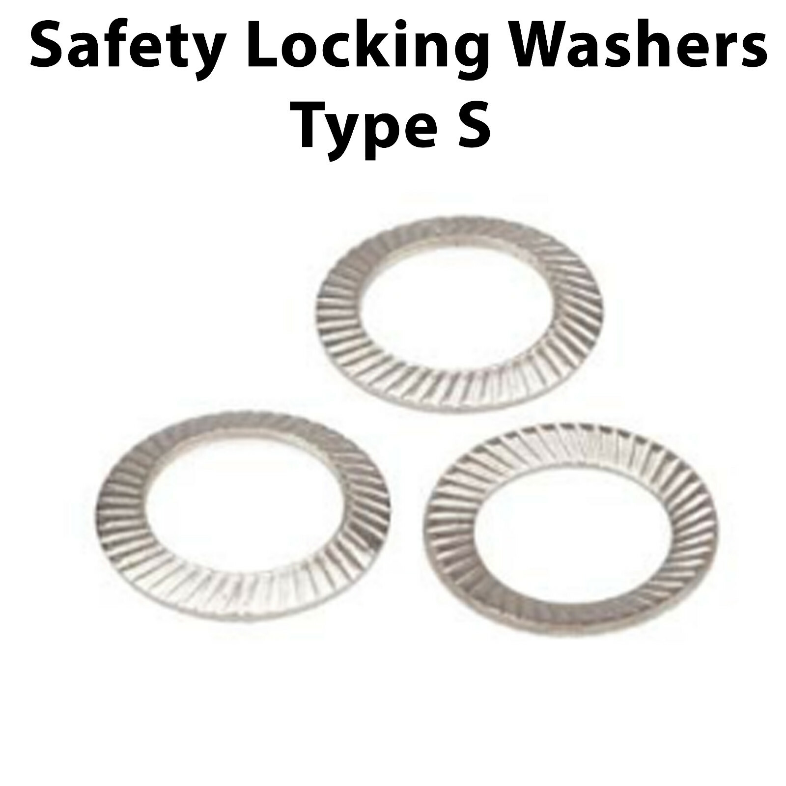 Serrated Safety Locking Washers Type S Disc Spring Washer Stainless ...