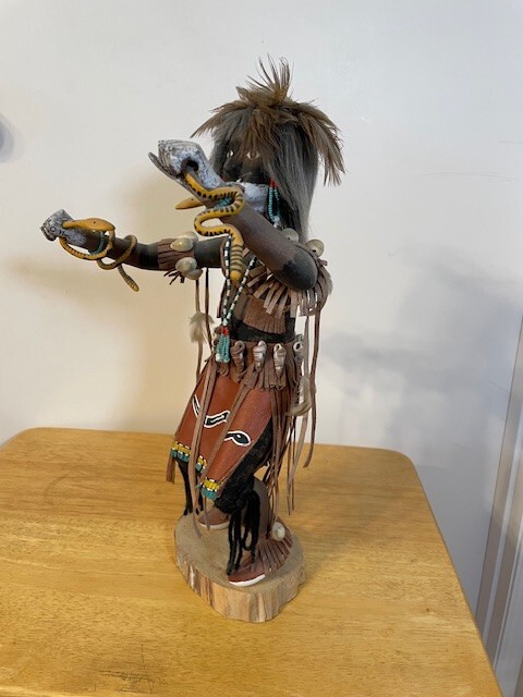 Rare Vintage Hopi 15in Snake Dancer Kachina By Albert Tso | eBay