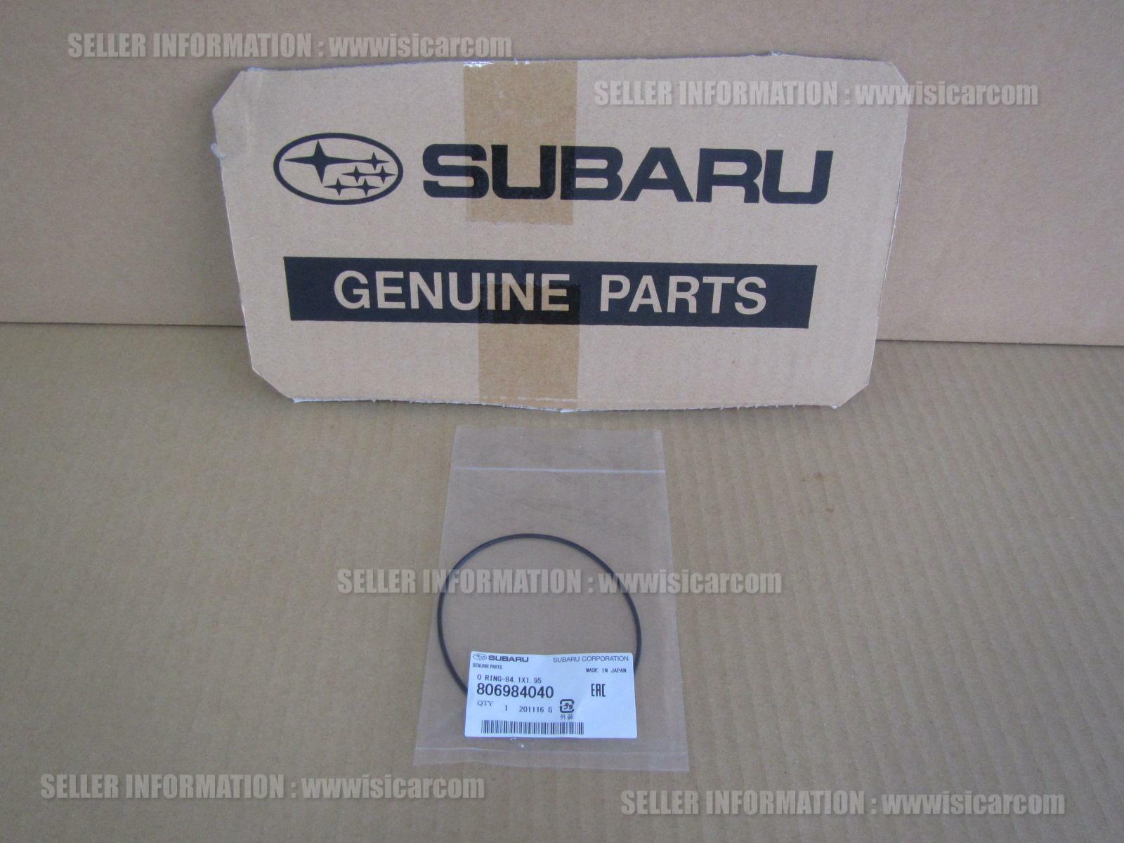 SUBARU IMPREZA WRX STI SEDAN GVB O RING 806984040 differential ...