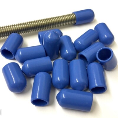 BLUE - ROD BAR STUDDING STUD SCREWS BOLTS CABLE SAFETY VINYL THREAD ...