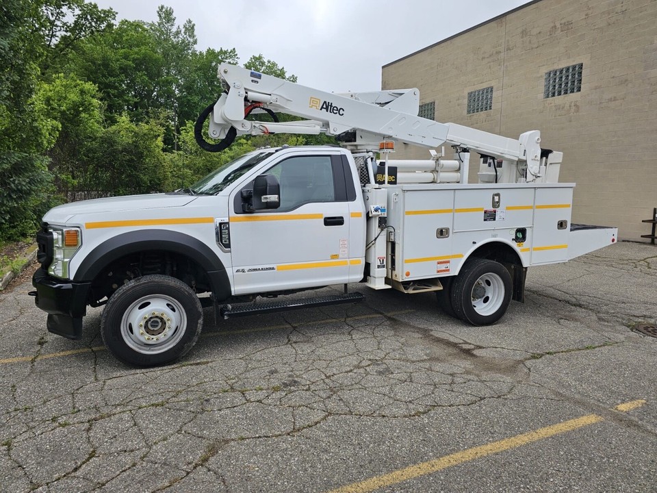 2022 Ford F550 XL Altec AT37G Bucket Truck Lift 40ft Boom Truck Aerial ...