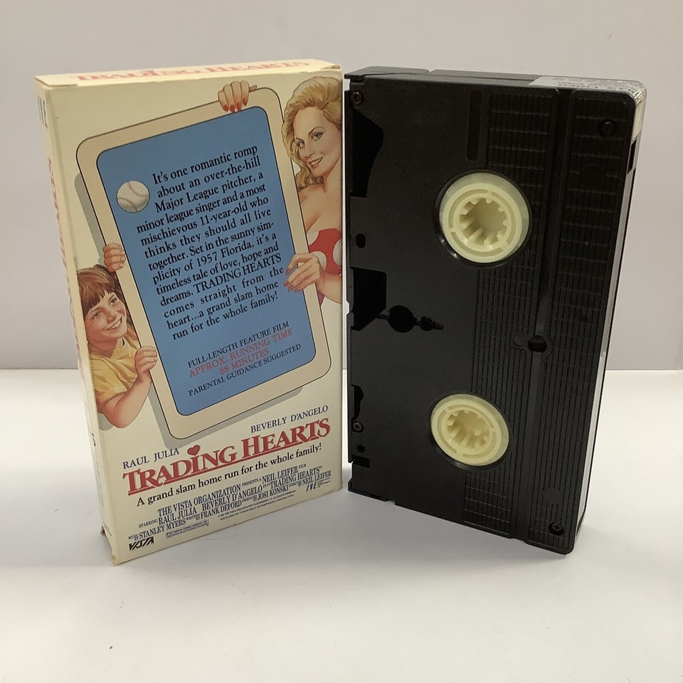 Trading Hearts (VHS,1987) Beverly D'Angelo Raul Julia OOP RARE ...
