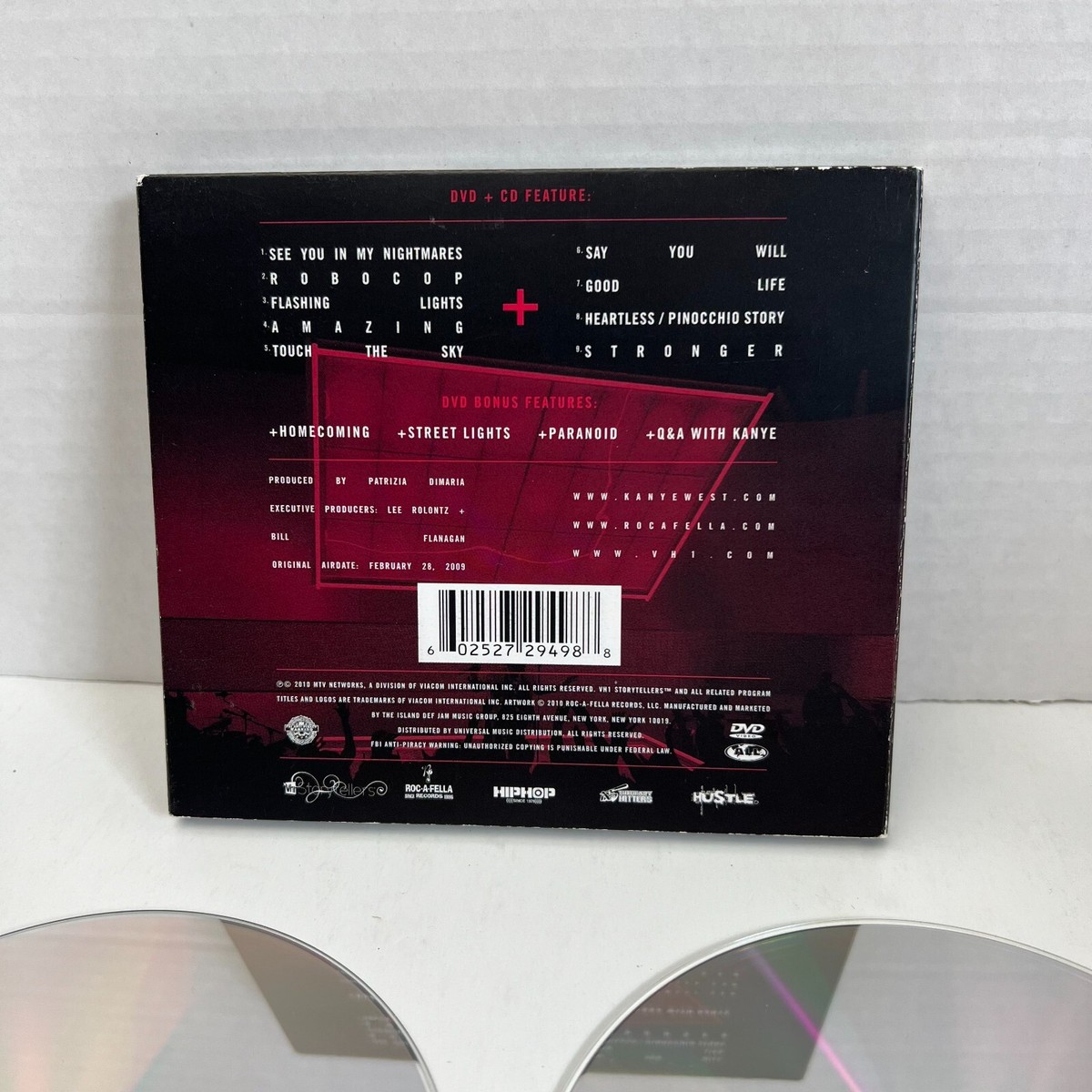 Kanye West Vh1 Storytellers Album Cover