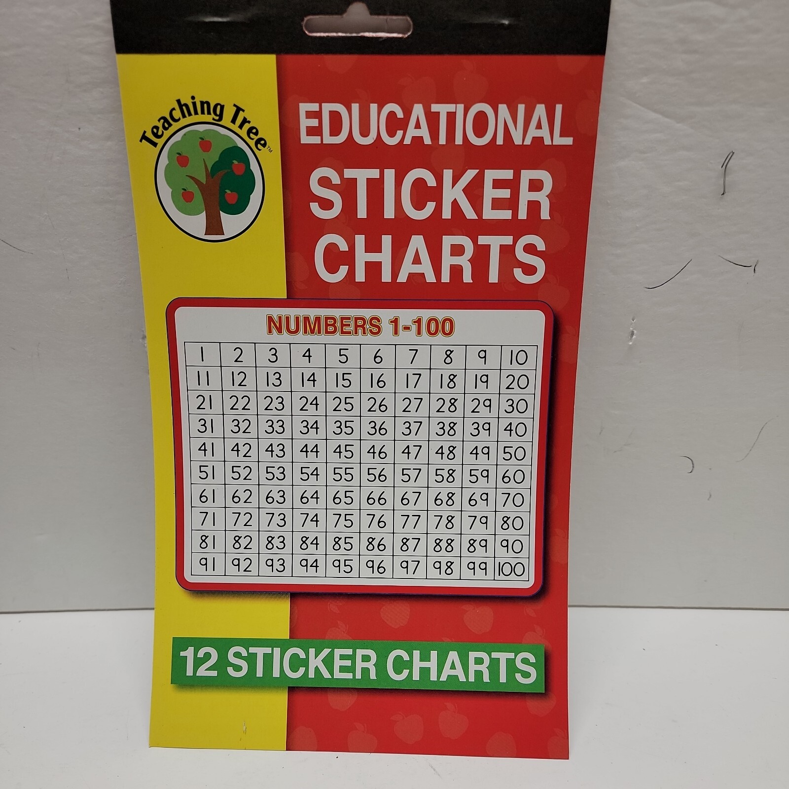 Teaching Tree Educational 12 Sticker Charts Numbers Homeschool | eBay