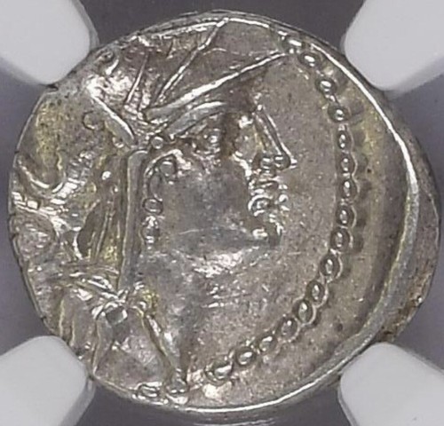 NGC Ancients CH XF c.91 BC Roman Republic D. Silanus L.f. AR Silver ...