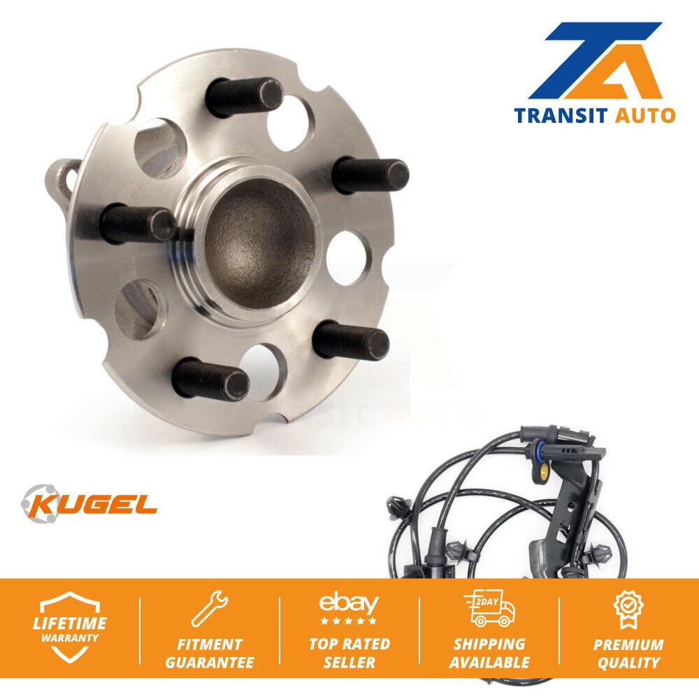 Rear Wheel Hub Bearing Sensor Kit For 07-10 Honda Odyssey 3.5L with 4 ...