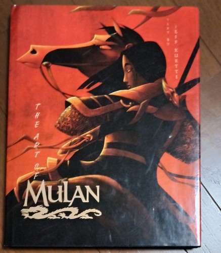 Disney Movie Mulan Art Book Setting Material Large Format Hardcover ...