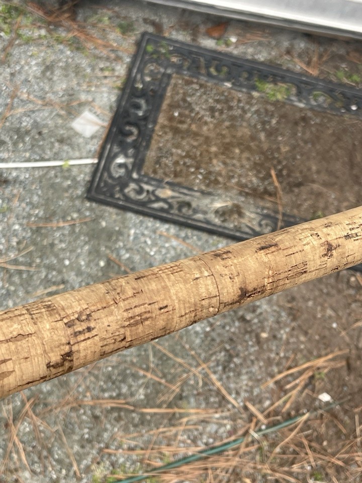 1970s 9' Surf Spin Fishing Rod Custom 2 Piece Tapered Glass Surf ...