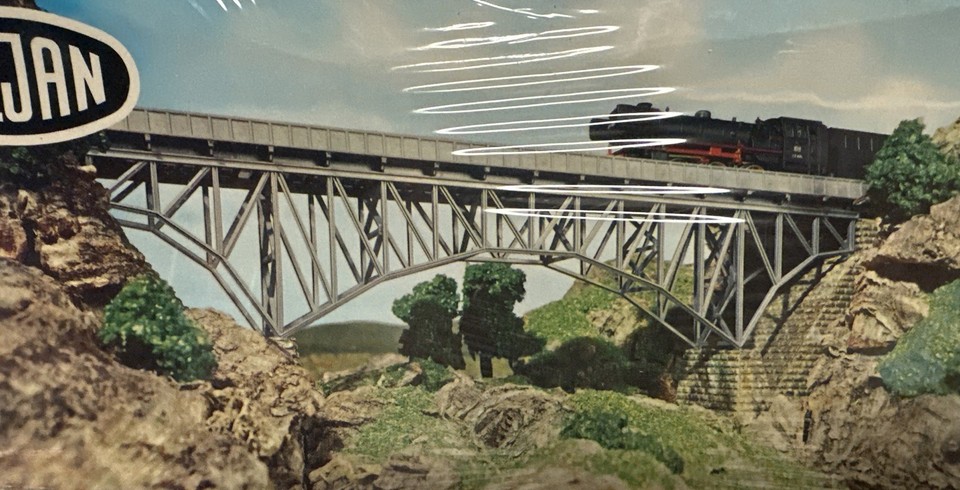 Heljan N Scale Arch Bridge Building Kit #661 New | eBay