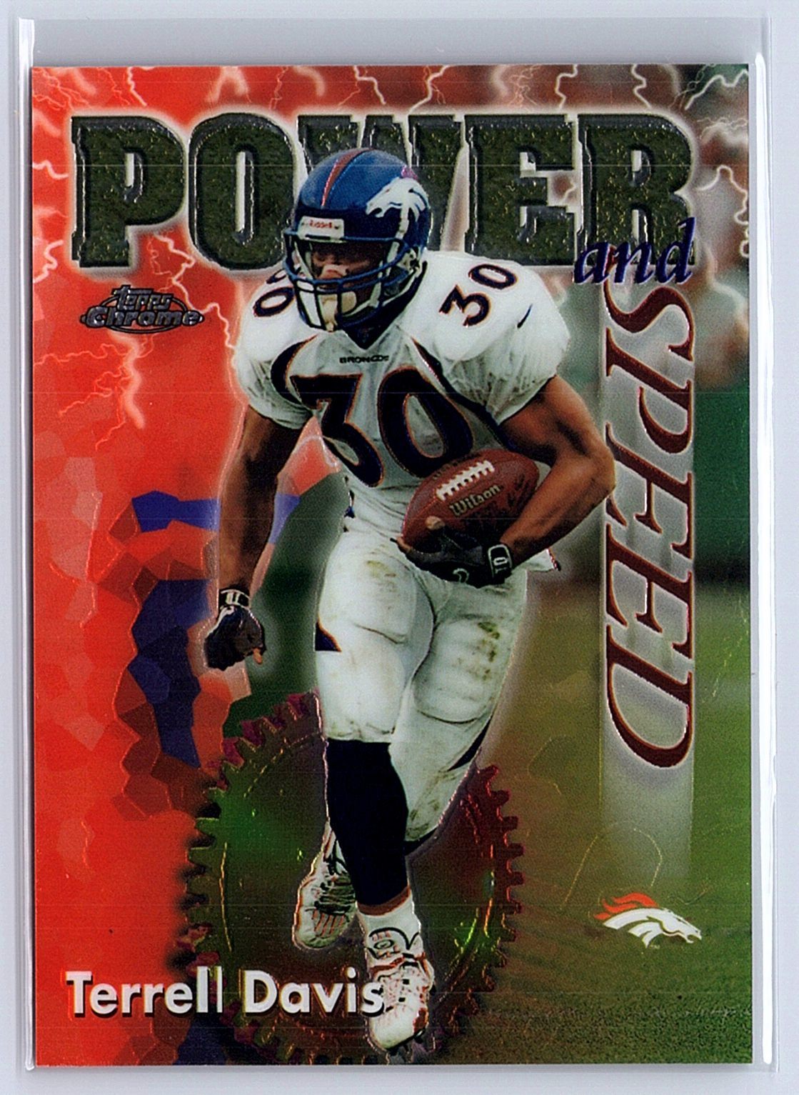 1998 Topps Chrome #1 Terrell Davis Season's Best Excellent | eBay