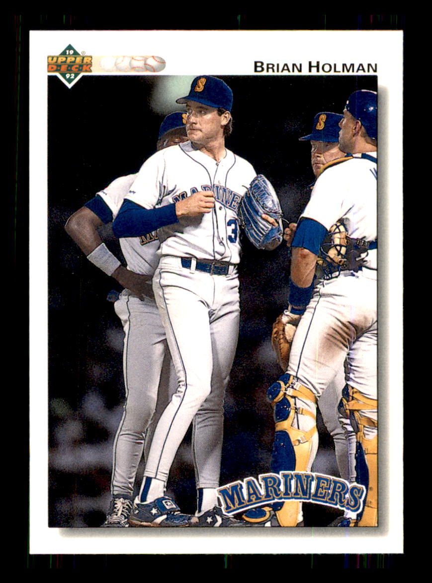 1992 BASEBALL 1992 Upper Deck Brian Holman Seattle Mariners #595 1 | eBay