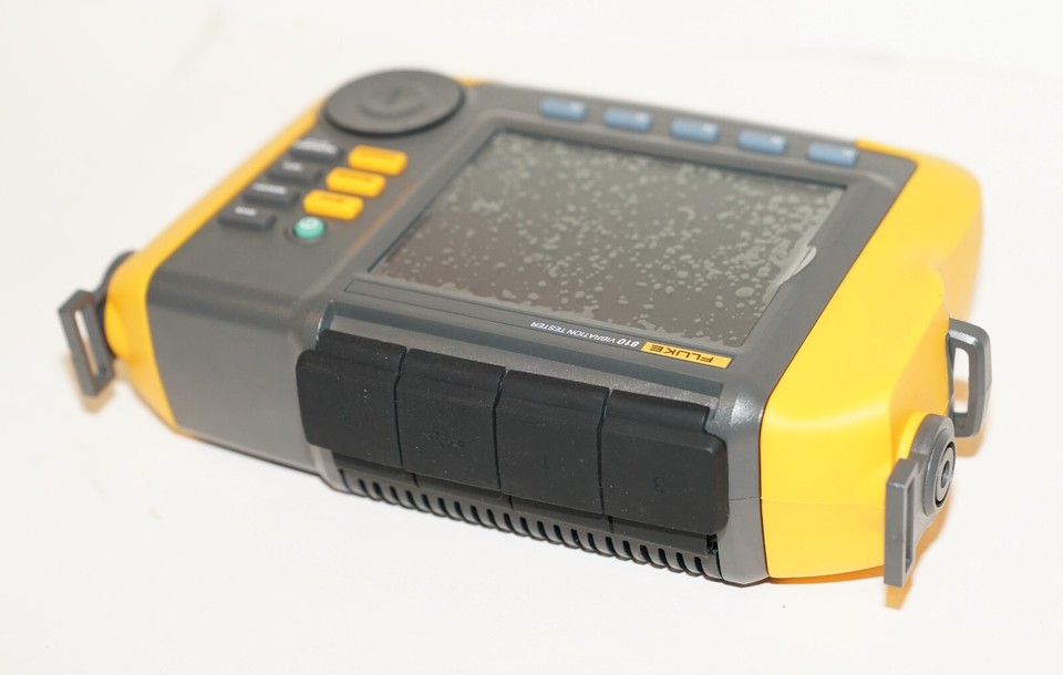 FLUKE 810 VIBRATION TESTER W 810S TRIAXIAL SENSOR VELOCITY 12000 RPM 20 ...