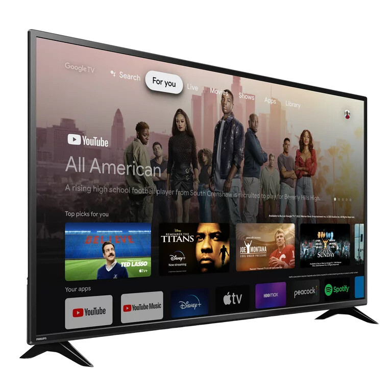 Philips 65" Class 4K Ultra HD (2160p) Google Smart LED Television ...