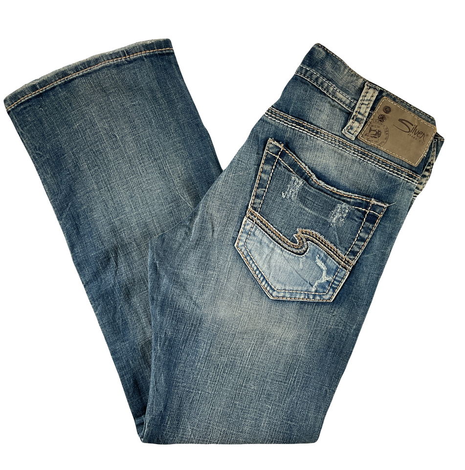 Silver Jeans Mid Rise Zac Relaxed Straight Leg Men's 30 32 33 40 42 ...