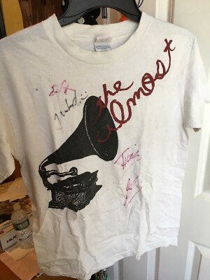 THE ALMOST Band SIGNED Rock T-Shirt EMO Men's Size Small RARE ...