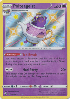 Polteageist Shining Fates: Shiny Vault LP-NM Pokemon TCG | eBay