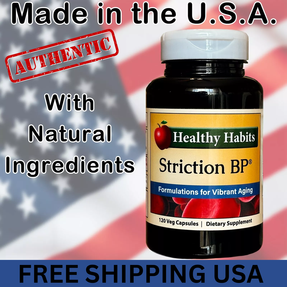 Striction BP Advanced Formula Support Healthy Blood Pressure FREE ...