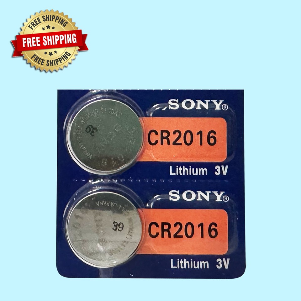 Sony CR2016 Lithium 3V Watch Battery (Exp 10/2032 ) 2Pc | eBay