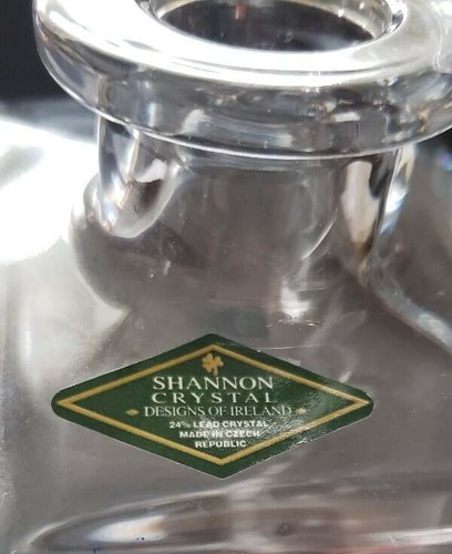 Shannon Crystal Designs Of Ireland 24% Lead Crystal Curved Decnater ...