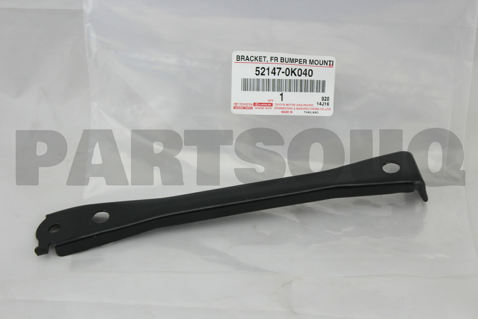 521470K040 Genuine Toyota BRACKET, FRONT BUMPER MOUNTING, RH/LH 52147 ...