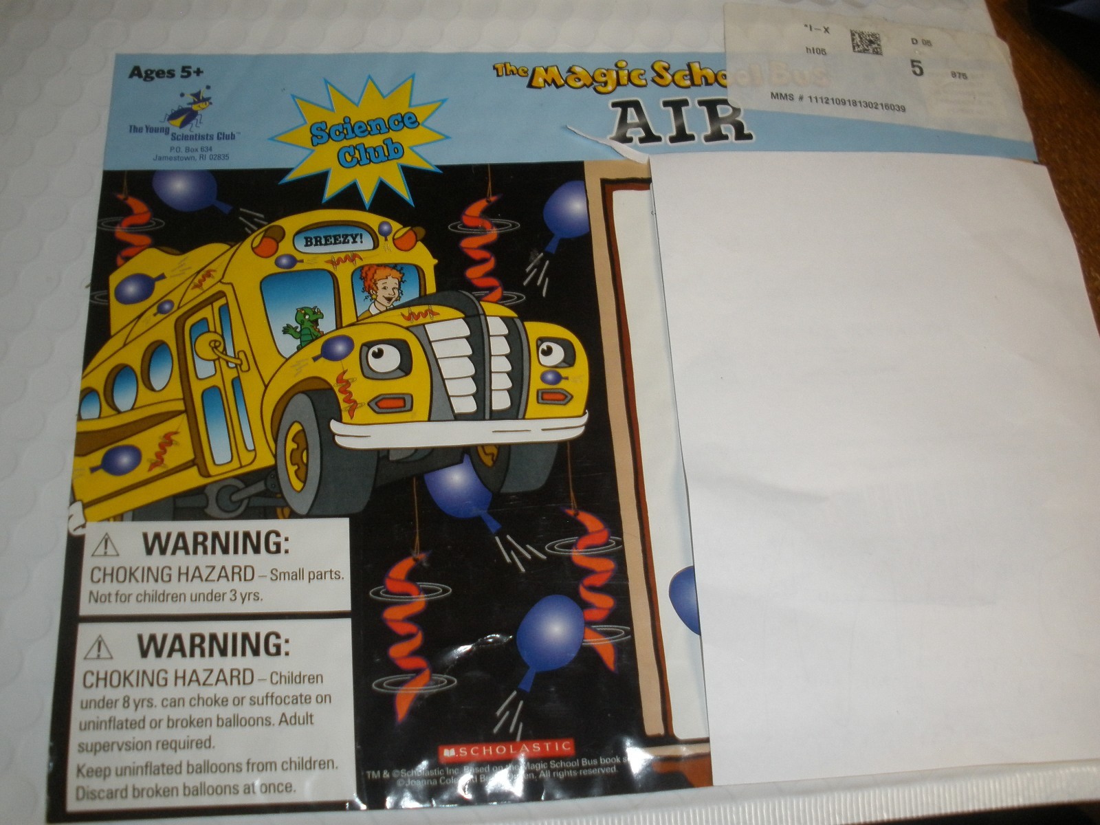 NEW The Magic School Bus Science Club Kit Experiments Homeschool AIR ...