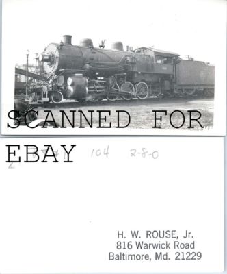 DT&I #104 Detroit Toledo Ironton VINTAGE RAILROAD PHOTO | eBay
