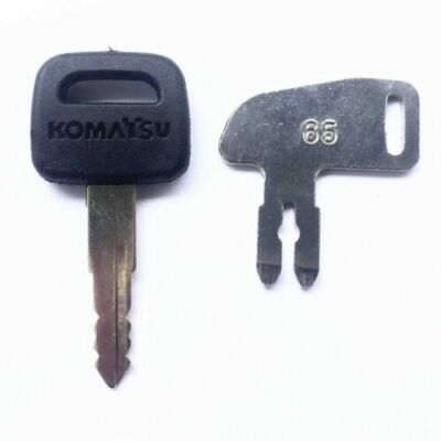 2 Keys For Komatsu Heavy Equipment Key Set 787 Ignition Master ...