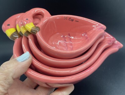 Pink Flamingo Shaped Measuring Cup Set of 4 By Home Essentials ...