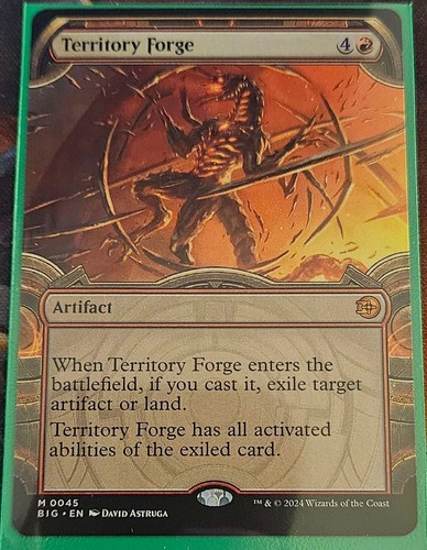 x1 Territory Forge - Showcase M MTG Outlaws of Thunder Junction: The ...