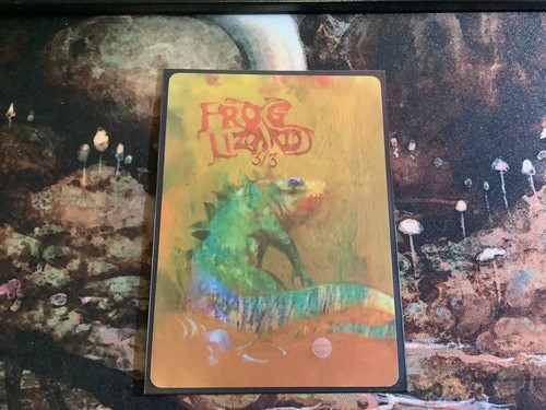 MTG - Magic the Gathering Cards - Frog Lizard 3/3- Nils Hamm Custom ...