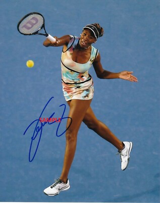 VENUS WILLIAMS REPRINT 8X10 PHOTO SIGNED AUTOGRAPHED GIFT MAN CAVE ...