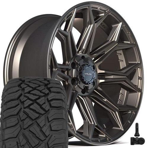 4P83 Bronze 22x10 Wheels & 285/45R22 R/T Tires, TPMS 6X5.3 & 6X5.5 | eBay