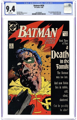 Batman #428 CGC 9.4 1988 4610058005 Death of Robin | eBay