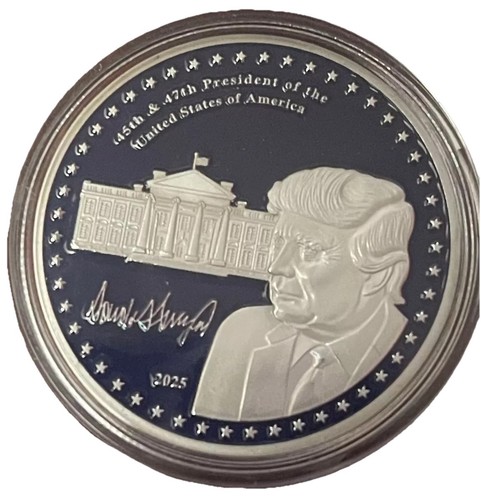 Inauguration of President TRUMP January 20,2025 Challenge Coin WHITE ...