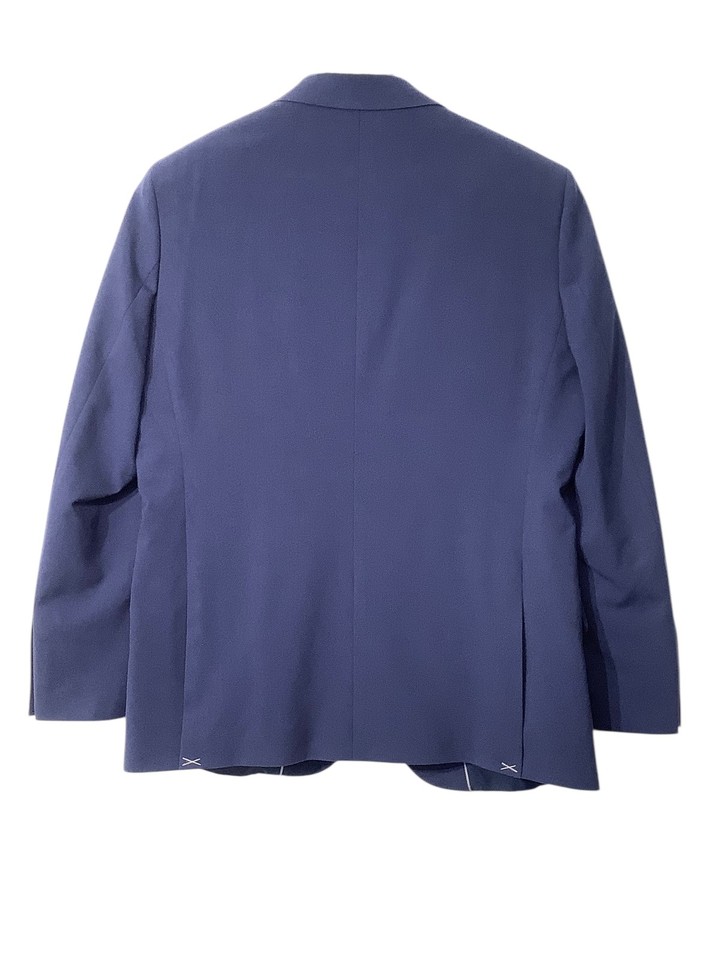 Nautica Mens Modern fit Suit Jacket Blazer 42 R Blue Solid Stretch | eBay