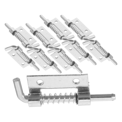 2 Pieces Spring Hinge Loaded Pin Latch Cabinet Hinges Baby Bolt Lock | eBay