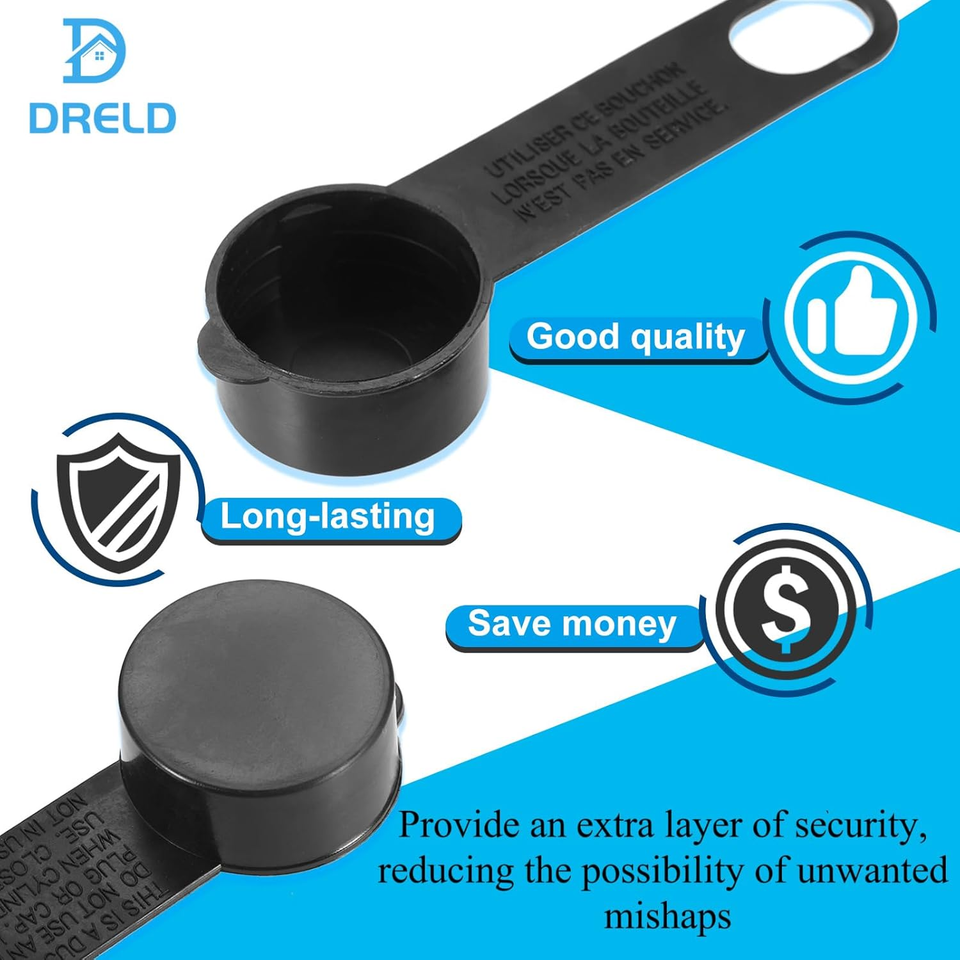 10PCS QCC1 Propane Dust Caps Strap Propane Tank Filler Valve Cover for ...