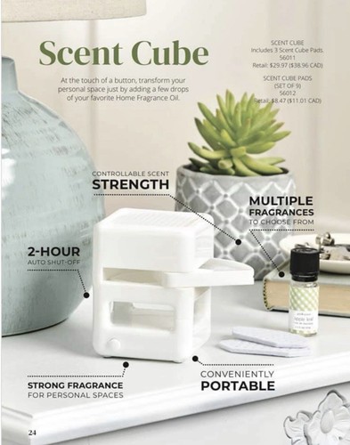 DISCONTINUED- Gold Canyon Scent Cube- RARE-NEW IN BOX ~Oil Diffuser | eBay