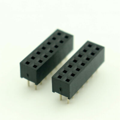 10x Pitch 2.0 2mm 2x7 Pin 14 Pin Female Double Row Straight Pin PCB ...